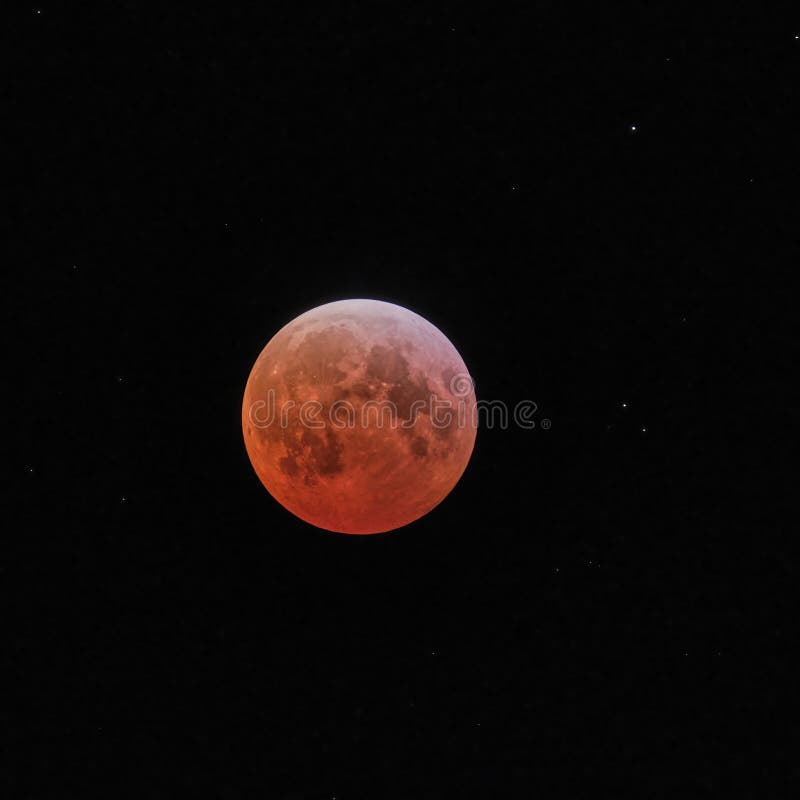 Blood Moon Lunar Eclipse stock photo. Image of penumbra - 370658756