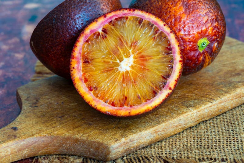 Blood oranges stock photo. Image of flesh, blood, serving - 368247970