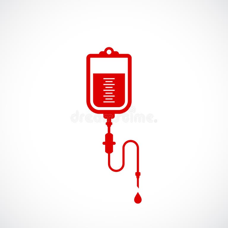 Blood pack vector icon stock vector. Illustration of health - 142219614