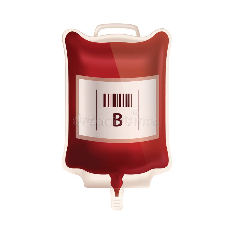 Blood Packet. Vector Illustration Decorative Design Stock Vector ...