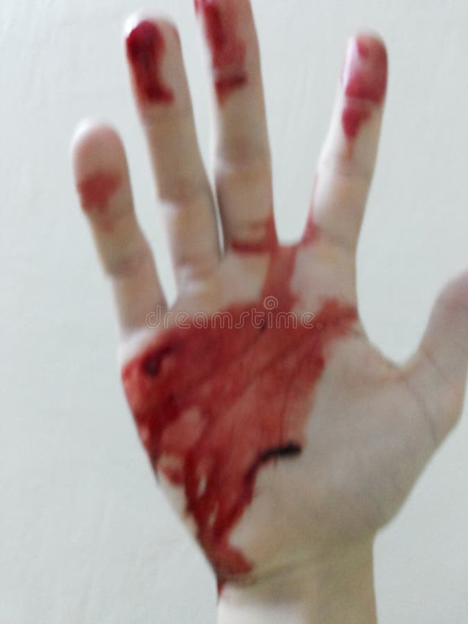 Blood stock image. Image of death, bleeding, hand, blood - 50967157