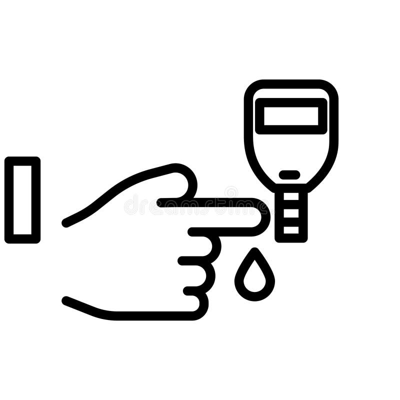 Blood Picker Vector Icon Easily Modify. Stock Vector - Illustration of ...