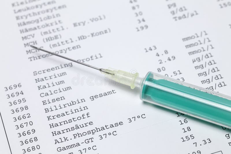 Blood picture and syringe stock image. Image of complete - 68331447