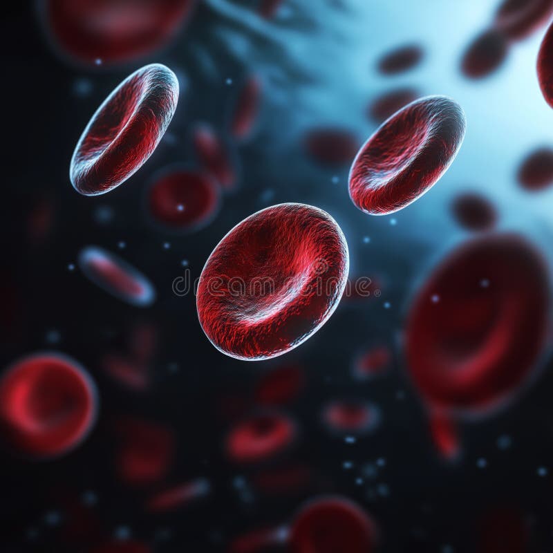 Blood Platelets. Microscopic View of Blood Cells, Leukocytes ...