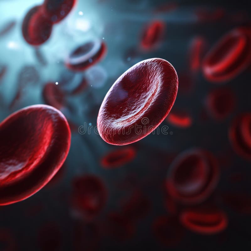 Blood Platelets. Microscopic View of Blood Cells, Leukocytes ...