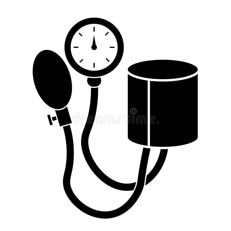Blood Pressure Kit Icon for Check and Medical Stock Vector ...