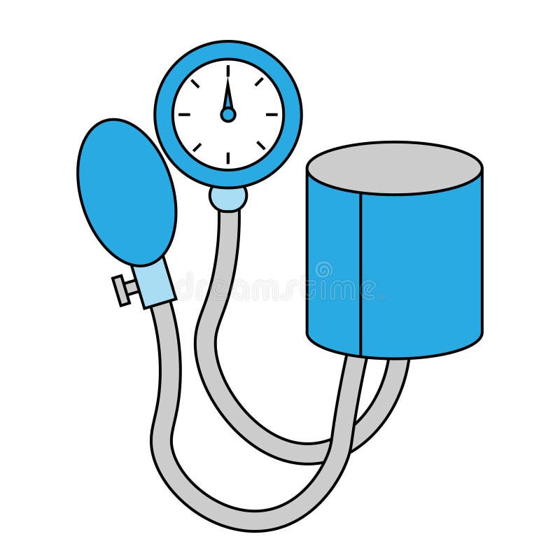 Blood Pressure Kit Icon for Check and Medical Stock Vector ...