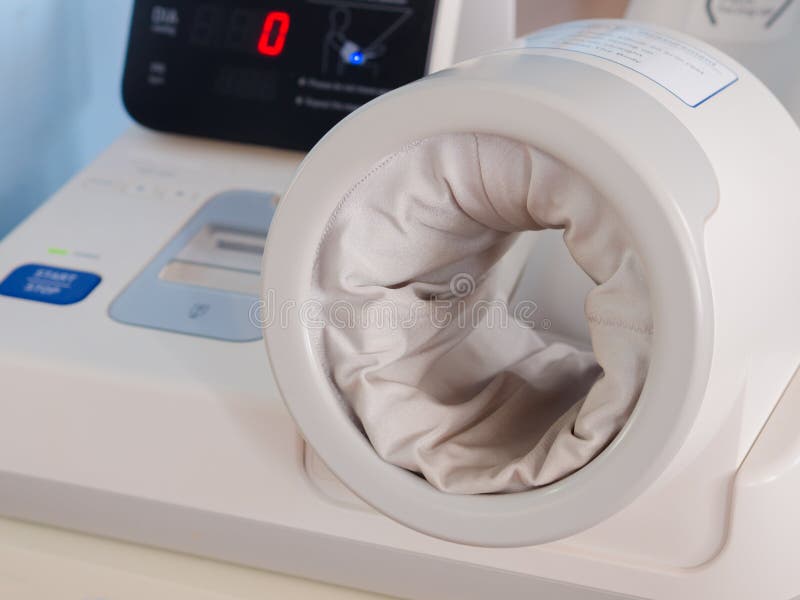 Blood pressure machine. stock image. Image of care, adult - 92561173