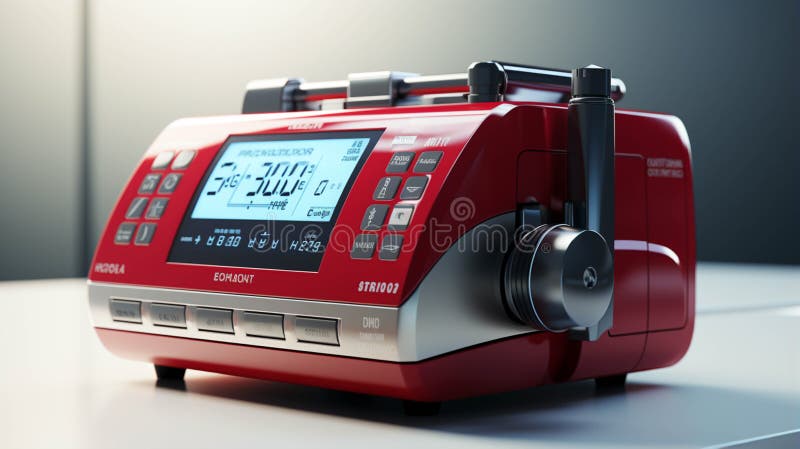 Blood Pressure Machine on White Background Stock Photo - Image of ...