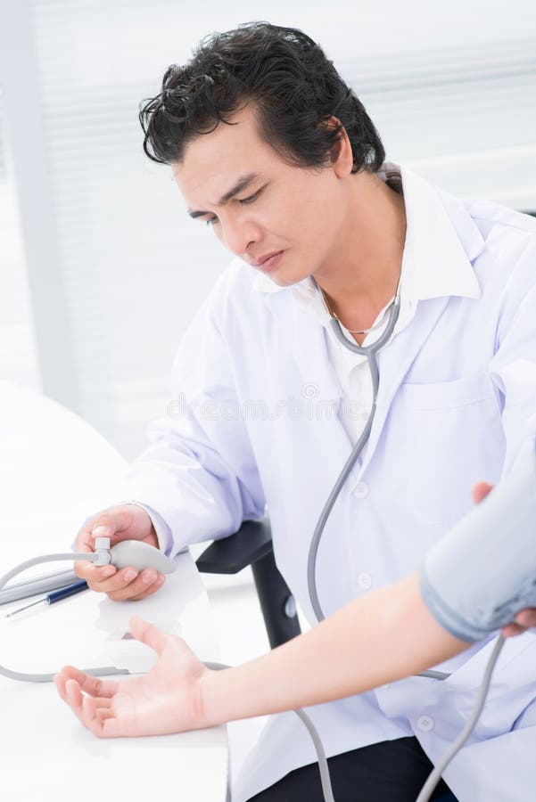 Blood pressure measurement stock photo. Image of medical - 28928690