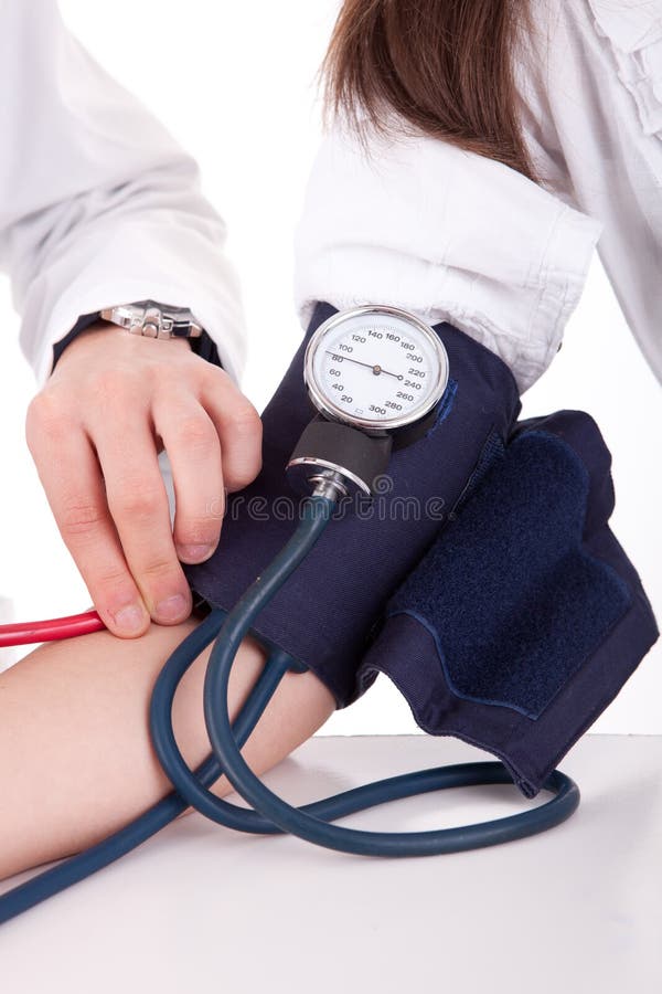 Taking blood pressure stock image. Image of pulse, screen - 1256341