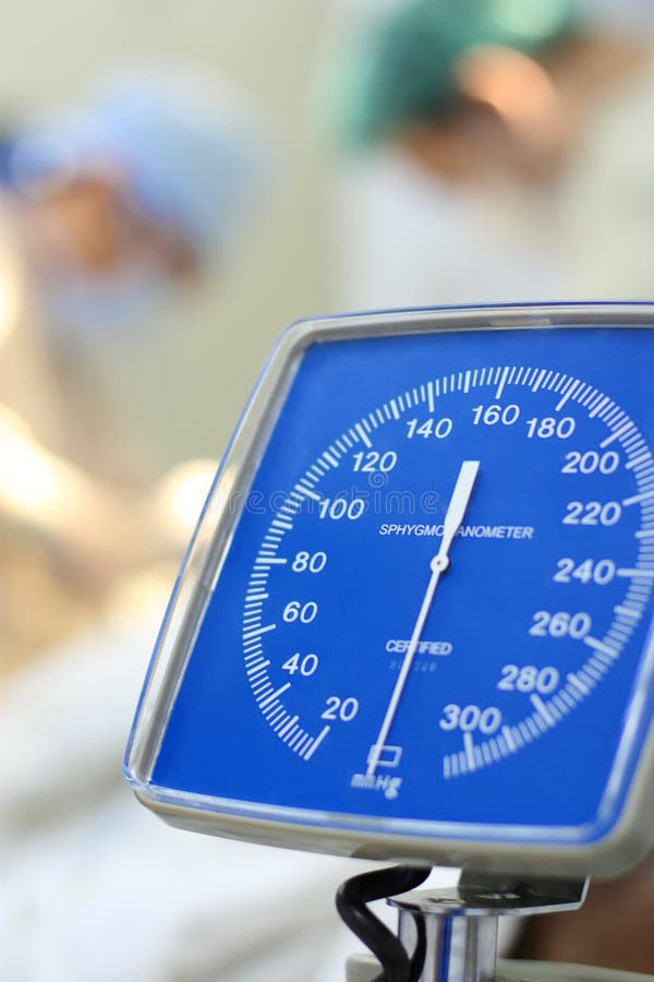 Blood Pressure Measuring Device Stock Image - Image of monitor ...