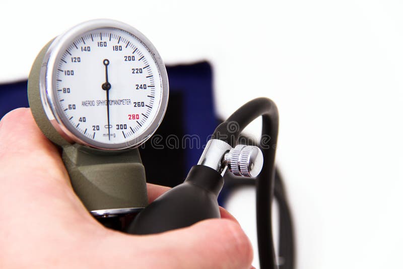 Blood Pressure Meter Medical Equipment Stock Image - Image of gage ...