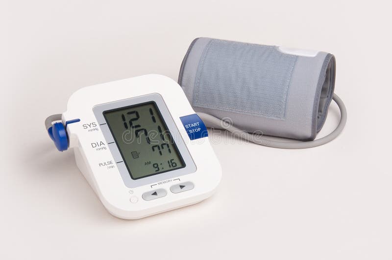 Blood Pressure Monitor stock image. Image of pulse, background - 16273299