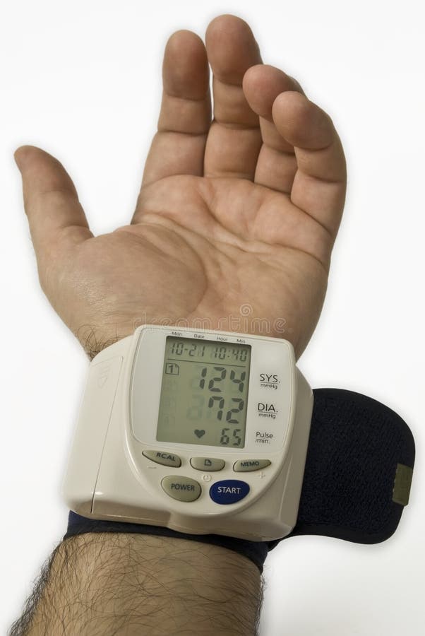 Blood pressure monitoring stock image. Image of diastolic - 5268841