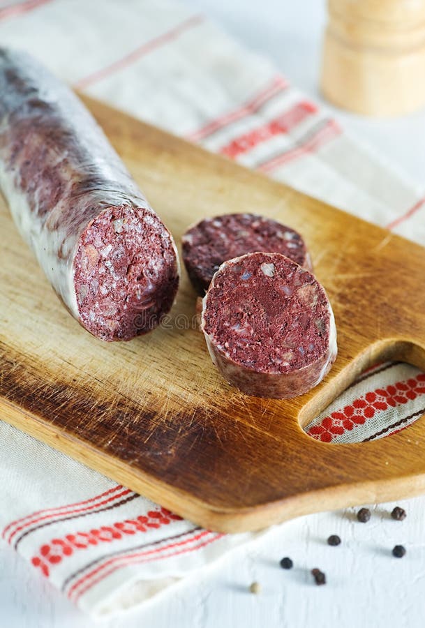 Blood pudding stock photo. Image of sausage, blood, black - 164534