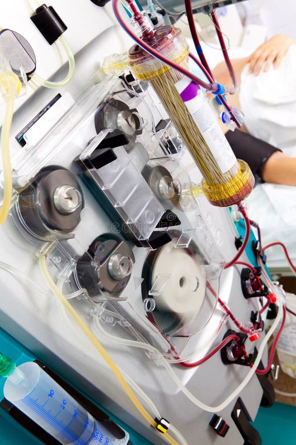Blood Purification Medical Procedure Stock Photo - Image of doctor ...