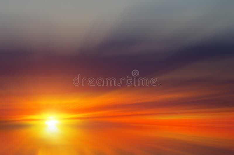 Blood-red Clouds and Sunset. Stock Photo - Image of puddle, glow: 42113406