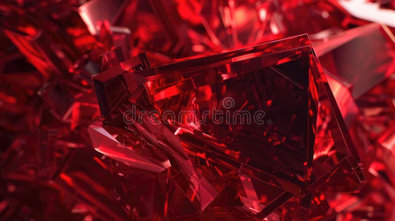 Blood Red Crystal Background Texture AIG535 Stock Image - Image of ...