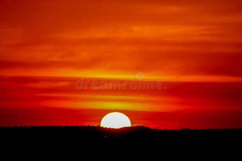 Blood red sunset stock image. Image of blood, lake, african - 115094553