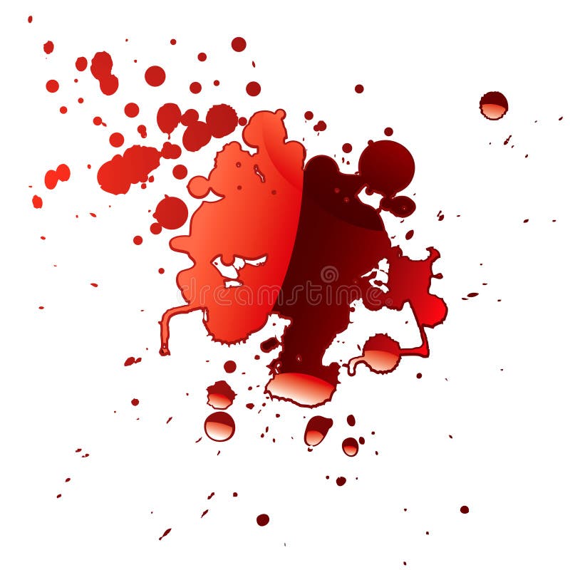 Blood reflection stock vector. Illustration of blank - 11635896