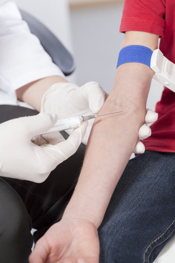 Blood sampling stock photo. Image of little, care, labolatory - 48176930