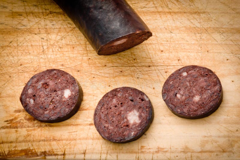 Blood sausage stock image. Image of meat, chopping, fresh - 22680821