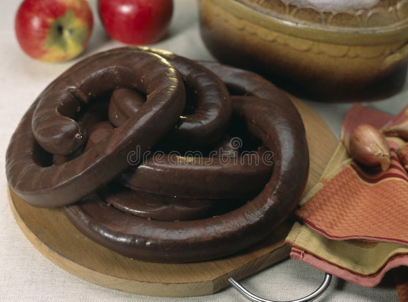 Blood sausage stock image. Image of black, sausage, ingredient - 23705383