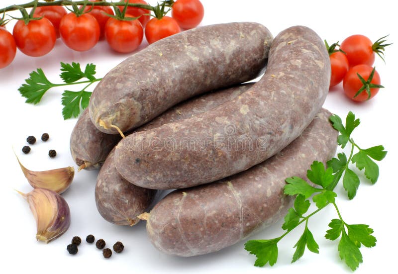 Blood sausage stock photo. Image of meat, groats, sausage - 309307602