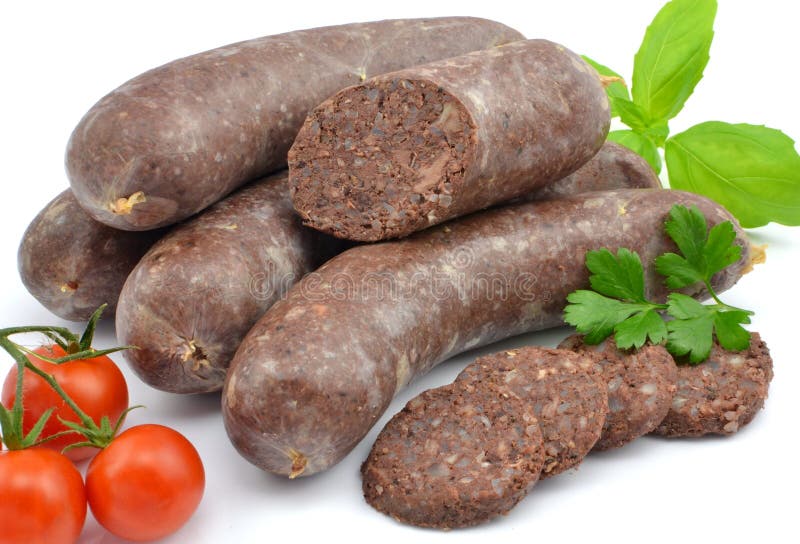 Blood sausage stock image. Image of meat, food, pork - 309307623