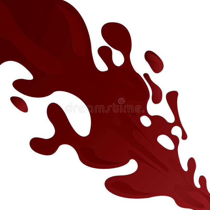 Blood Splash Background. Vector Illustration Decorative Background ...