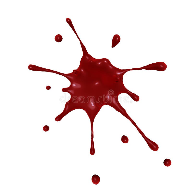 Blood Splash Painting Frame Art Texture Stock Illustration ...