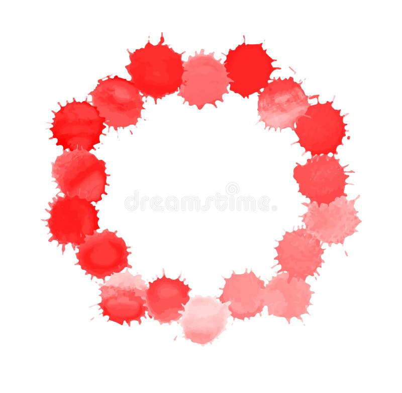 Blood splashes frame stock vector. Illustration of pattern - 89301832