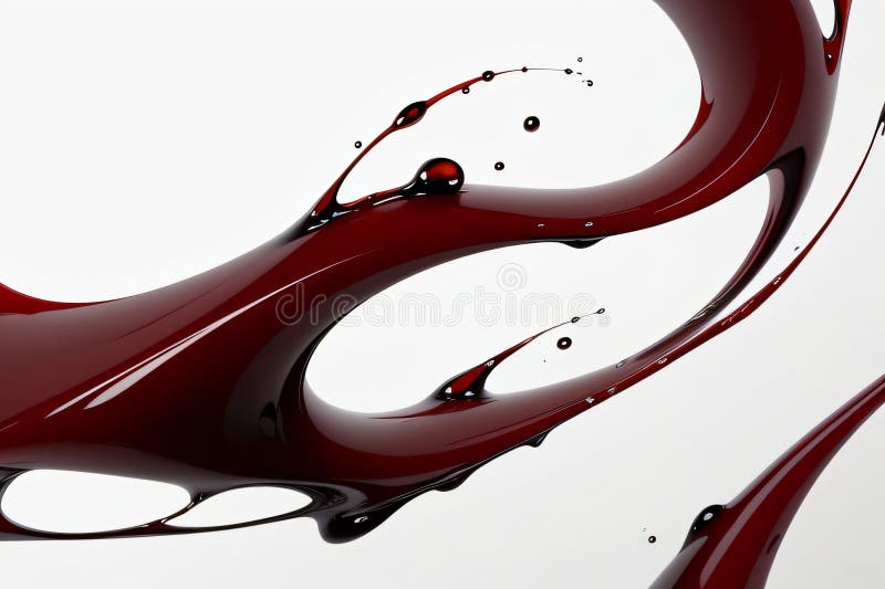 Blood Splatter Form Abstract Pattern Stock Illustration - Illustration ...