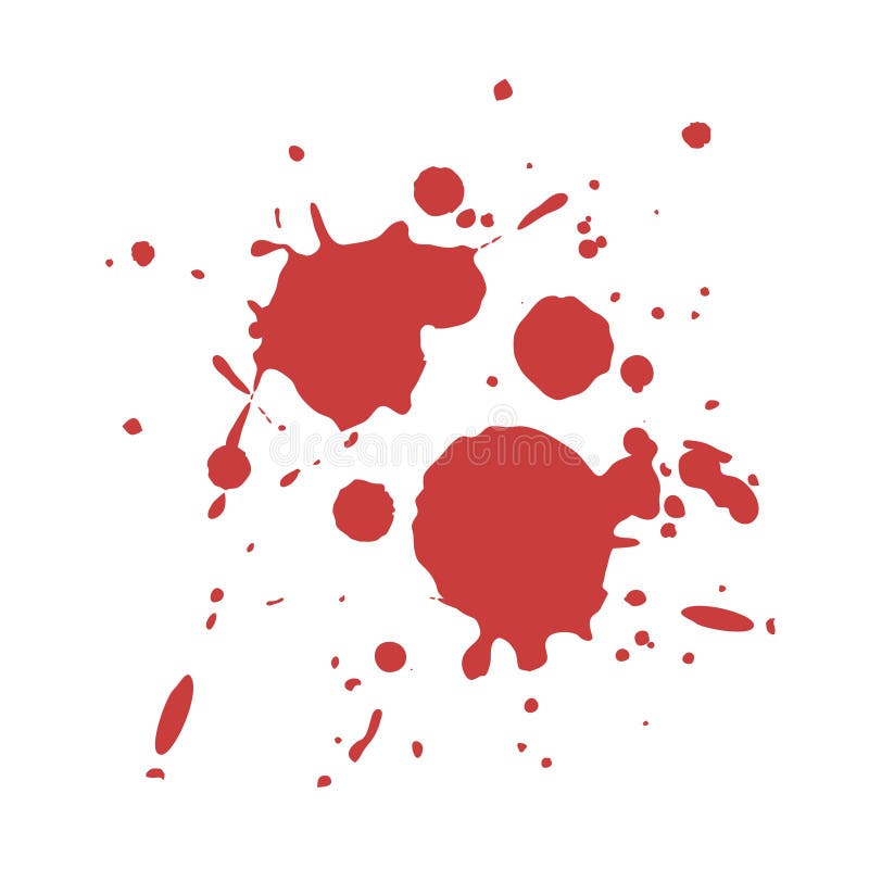 Blood stain draw stock vector. Illustration of blood - 158446753