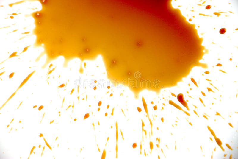 Blood Stains on a White Background Stock Image - Image of paint, bright ...