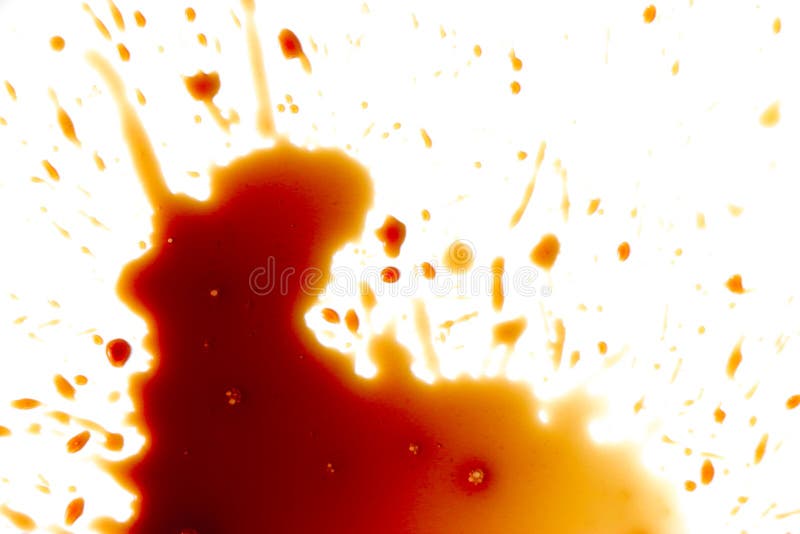 Blood Stains on a White Background Stock Photo - Image of decorative ...