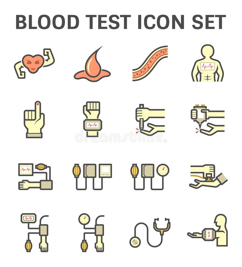 Blood test icon stock vector. Illustration of healthcare - 100501721