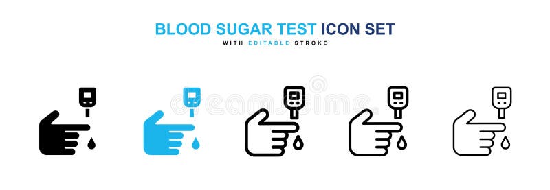 Measure Blood Sugar Stock Illustrations – 1,765 Measure Blood Sugar ...