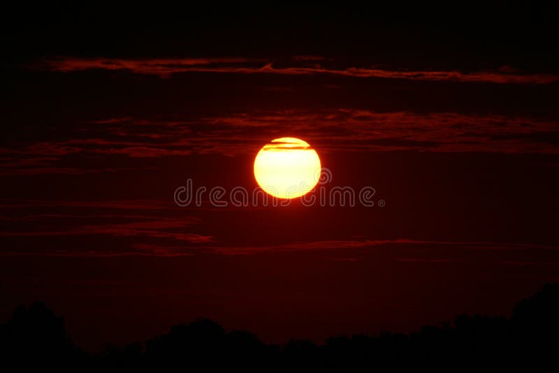 Blood Sunrise stock image. Image of clouds, sunrise, dusk - 2445843