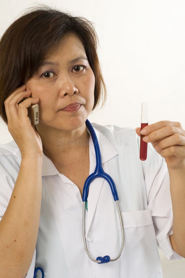 Blood test stock photo. Image of blood, look, chemist - 10784912