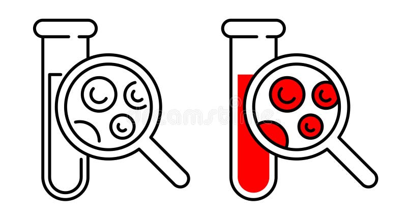 Blood Test - Complete Count CBC 3D Icon Stock Vector - Illustration of ...