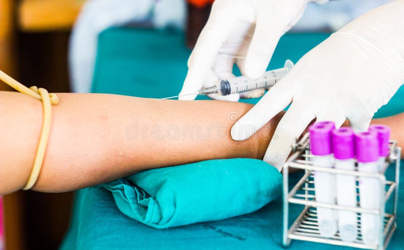 Blood Test for Diag Peple Illness. Stock Photo - Image of diabetes ...