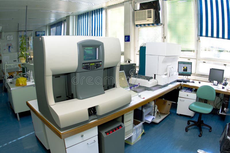 Blood test machine stock photo. Image of specialised - 14016112