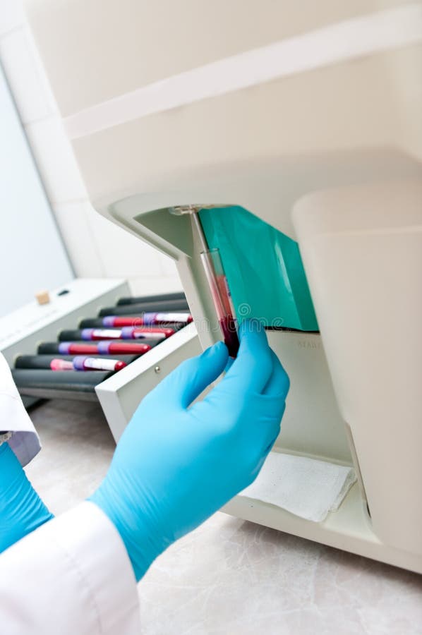 Blood test machine stock photo. Image of care, specialised - 14016098