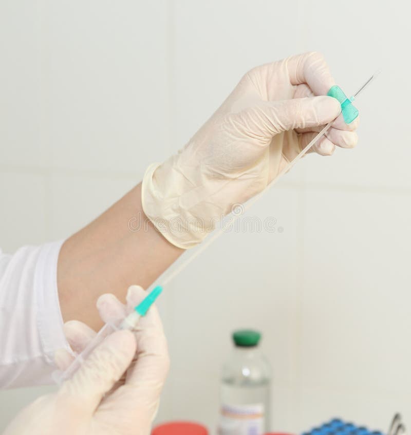 Blood Test Procedure Close Up Photo Stock Photo - Image of clean, nurse ...
