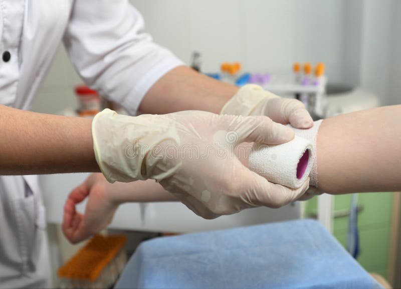 Blood Test Procedure Close Up Photo Stock Image - Image of healthcare ...