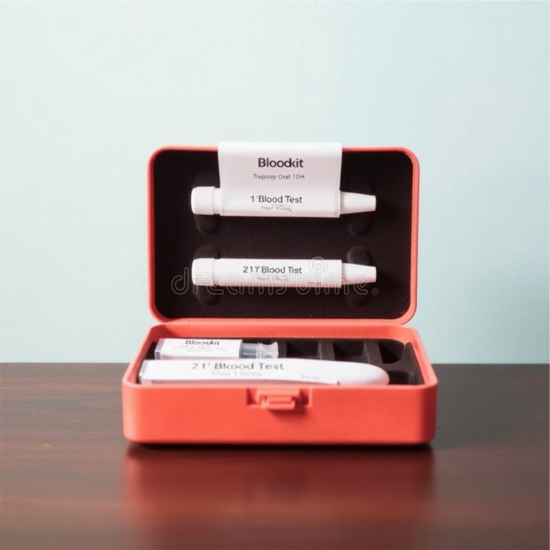 Tools for blood tests stock illustration. Illustration of gadget ...