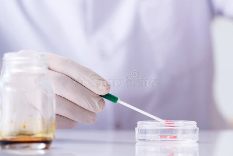 The Blood Testing in the Lab Stock Photo - Image of chemistry ...