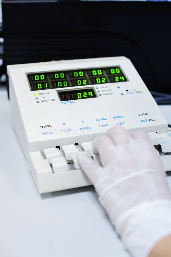 Blood testing machine stock image. Image of laboratory - 42189591